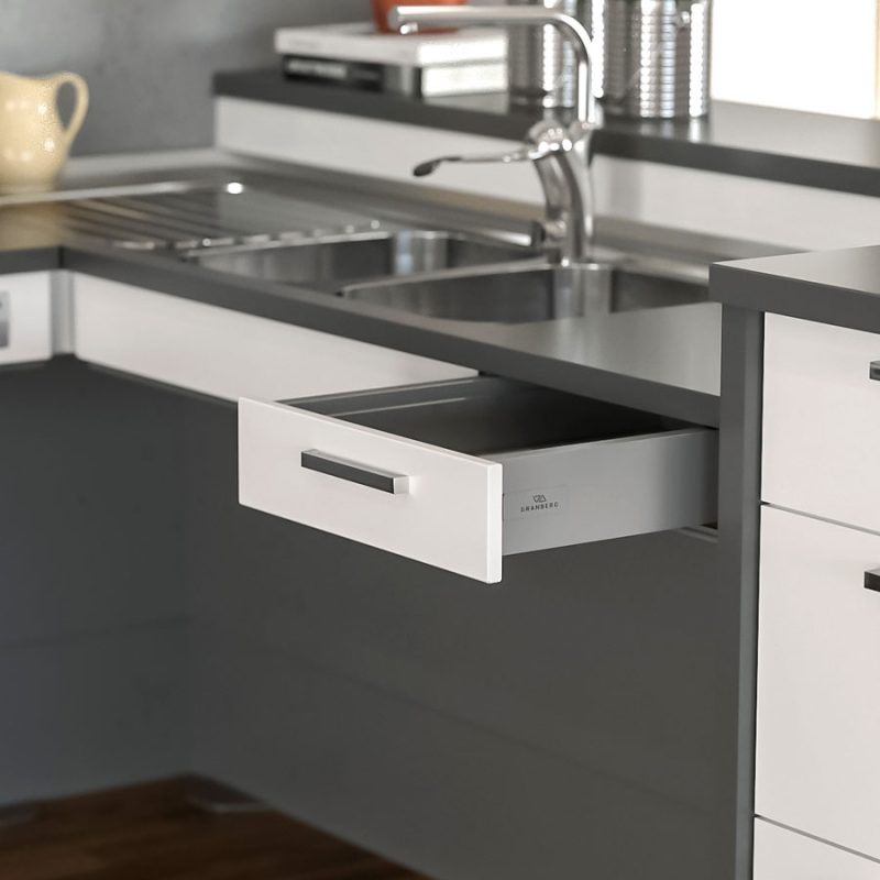 Kitchen Worktop Lift Baselift Corner 6303LA, 90°- 90°, wall-mounted ...