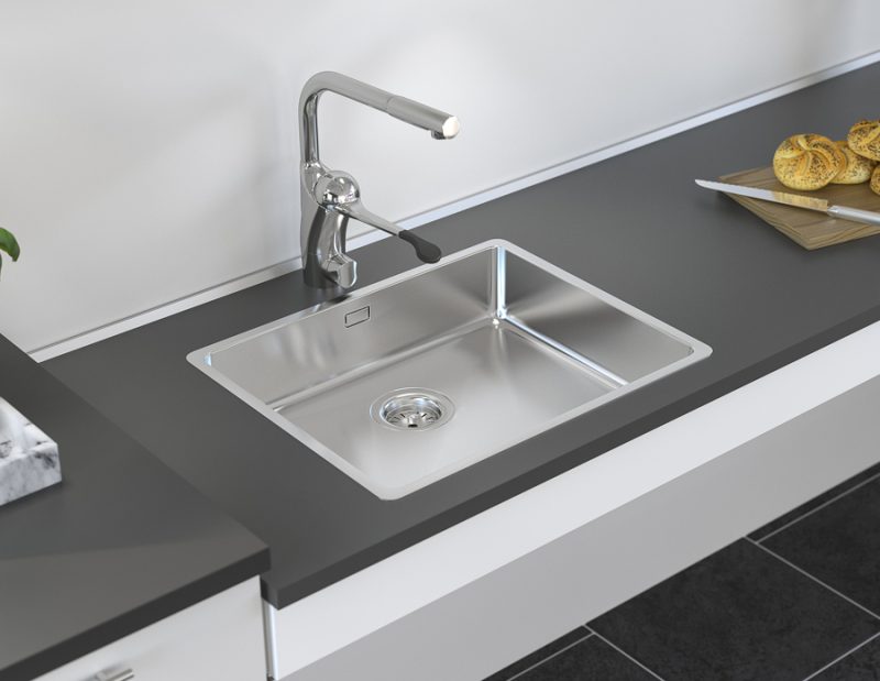 Wheelchair Accessible Inset Kitchen Sink Granberg ES12 – 54.0 cm – Zao ...